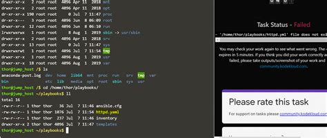 ansible setup d and php task failed because of file