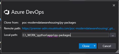 hosting python packages in azure devops developer support