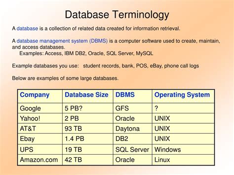 ppt chapter 17 highlights databases powerpoint presentation free