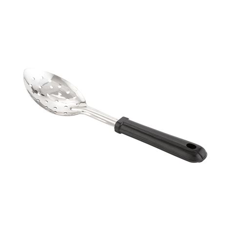 Stainless Steel Serving Spoon Perforated Silver 11 1 Count Box