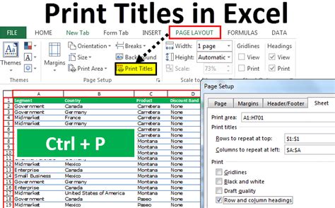 print titles in excel how to print titles in excel repeat row headers