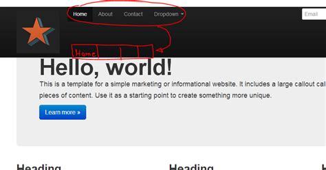illussion navbar with logo css