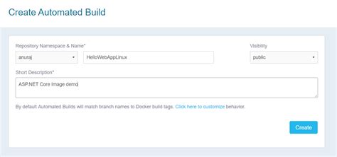 deploying an asp core image to docker hub dotnetthoughts