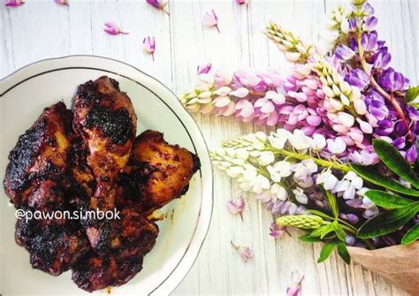 Resep Ayam Bakar Bumbu Rujak Ala Pawon Si Mbok 🐤 Oleh Pawon Si Mbok