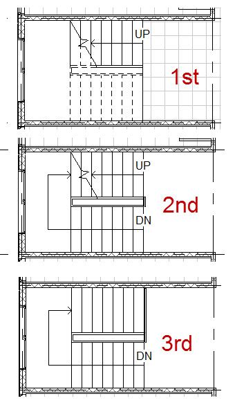 solved stairs below level how do i add a cut line autodesk community