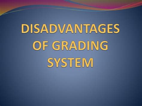Types Of Grading System Ppt