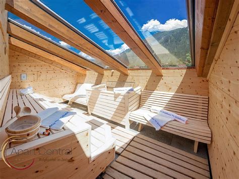 Apart Central Mayrhofen Mayrhofen Rubin Außensauna Mit Glasdach
