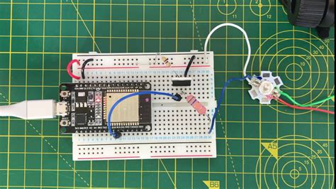 driving an rgb led from an esp32 youtube