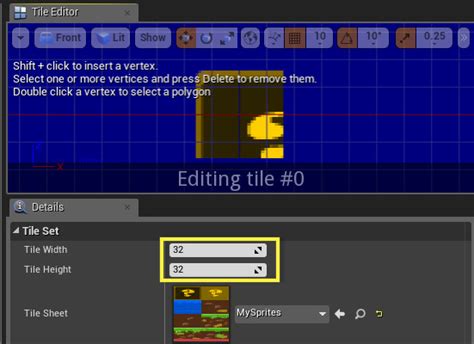 paper 2d tile sets and tile maps in unreal engine unreal engine 5 0