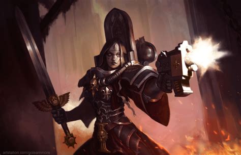 Adepta Sororitas Fanart R Warhammer