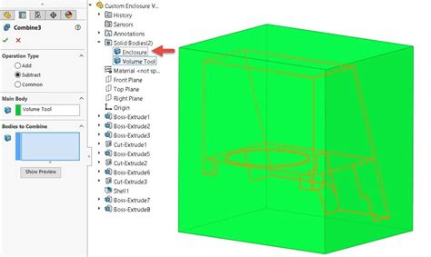 ingegneria menta piperita tremito solidworks subtract bodies abbastanza