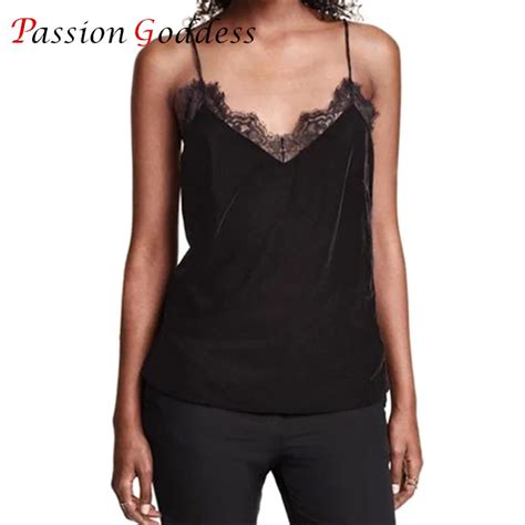 2016 Summer Sexy Women Camis Lace Camisole Tank Top Sleeveless Backless