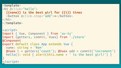 writing vue 2 0 in typescript 2 0 vue js feed