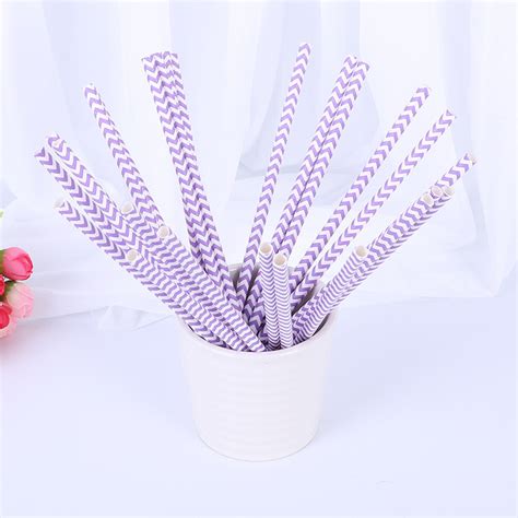 Disposable Paper Straw Drinking Giant Bendable Wrapped Flexible Plastic
