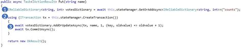 quickly create a app on service fabric in azure azure service