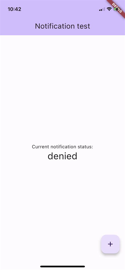 notification permission in ios coming denied even notification