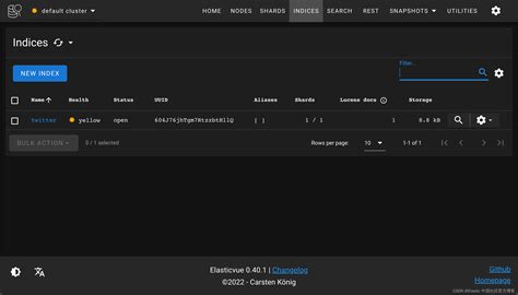 elasticvue 用于浏览器的免费开源 elasticsearch gui 网络知识
