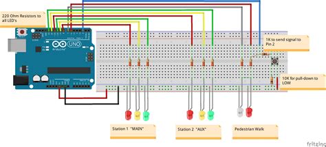 4 way traffic light arduino wonvo