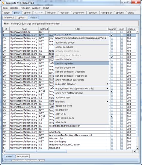 kaotic creations burp suite part i intro via sql injection