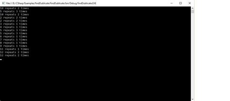 c find duplicates in array stack overflow