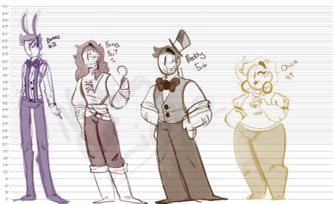 Fnaf Height Chart By Sketchybun On Deviantart 58 Off