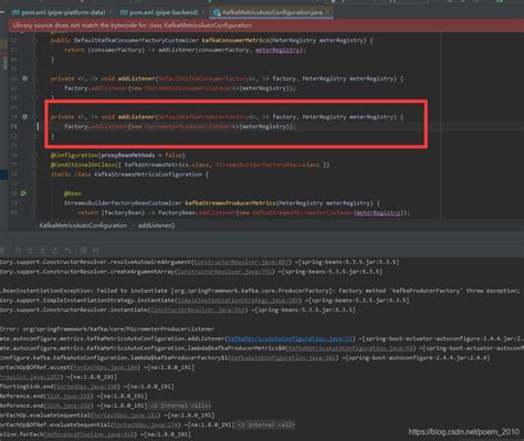 java lang noclassdeffounderror org springframework kafka core