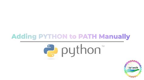 adding python to your path manually youtube