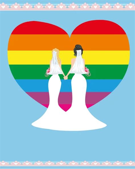 Same Sex Marriage Card Stock Vector Image By ©jackybrown 123732456