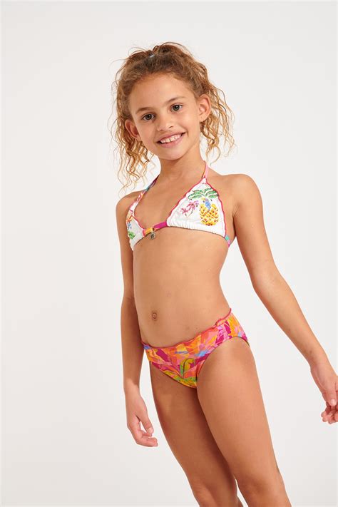 Curitiba Mini Nalita Girls Pink Two Piece Swimsuit Banana Moon®