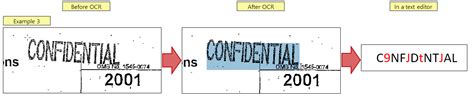 recognize text in scanned pdf documents