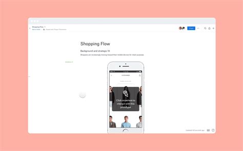 dropbox paper for marvel embed website and app prototypes