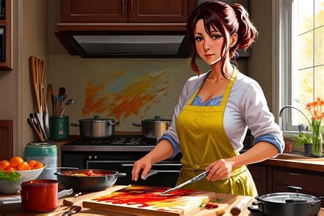 Download Ai Generated Woman Cook Royalty Free Stock Illustration