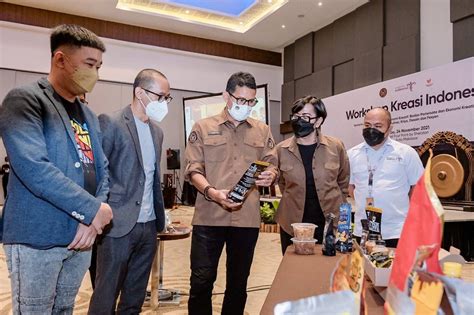 Menparekraf Sandiaga Uno Dorong Pelaku Kuliner Sulsel Asah Kreativitas