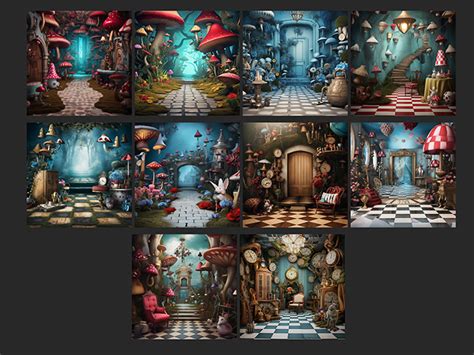 Second Life Marketplace Sato Wonderland Backdrops Full Perm Textures