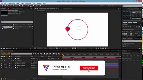 after effects tutorial how to create loop animation in after effects