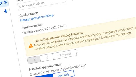 what version of node js can you use in azure functions