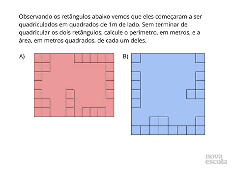 Retângulos Com Mesmo Perímetro E Diferentes áreas Planos De Aula 5º Ano