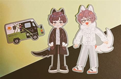 〈miu404〉伊吹志摩哈密瓜貼紙 小卡片 同人周邊 同人資訊與創作宣傳、二創同人專屬交流平台 台灣同人誌中心