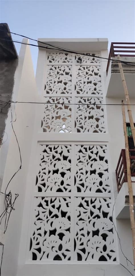 White Grc Jali For Decoration Size 2 4 Inch Thickness At Rs 310