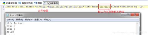 mysql中load data infile函数的使用 mysql load data infile csdn博客