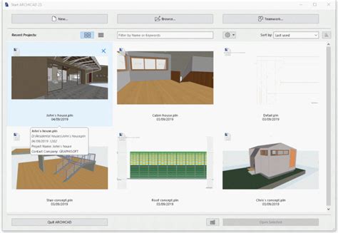 the archicad interface graphisoft community