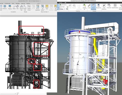 missing some parts in model imported from sat file to revit revit