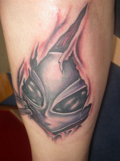 Alien Tattoo Head Tattoos Alien Tattoo Tattoos