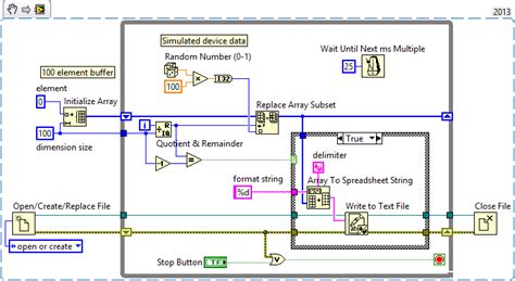 labview buffer data then save to excel file stack overflow