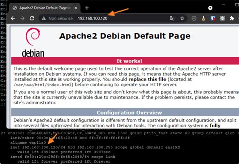 installer un serveur lamp linux apache mariadb php sous debian 11