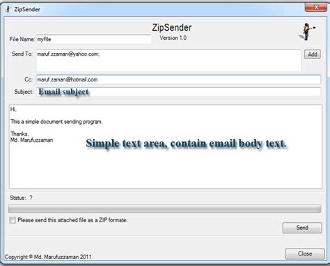 sample email with attachment file