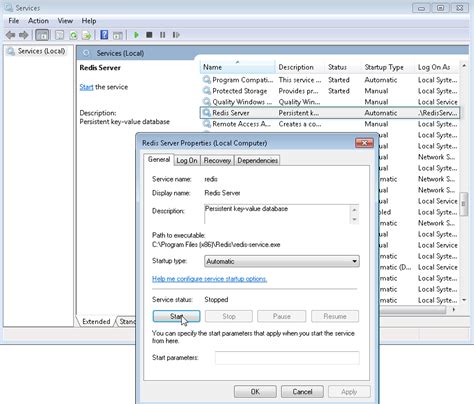 set up creatio caching server redis on windows for development