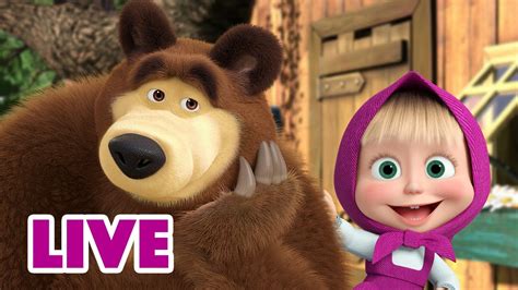 🔴 Live Maşa İle Koca Ayı 🎬👧🐻 🤗 Sana Yapışmışım 🖇 Masha And The Bear