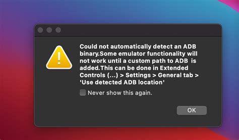 android how to fix could not automatically detect an adb binary on