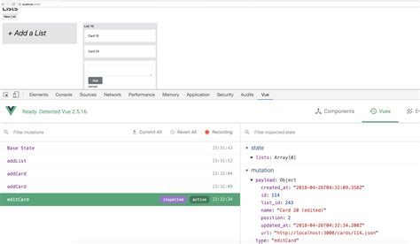 vue js and rails ujs jquery ujs conflicting vuex mutations not